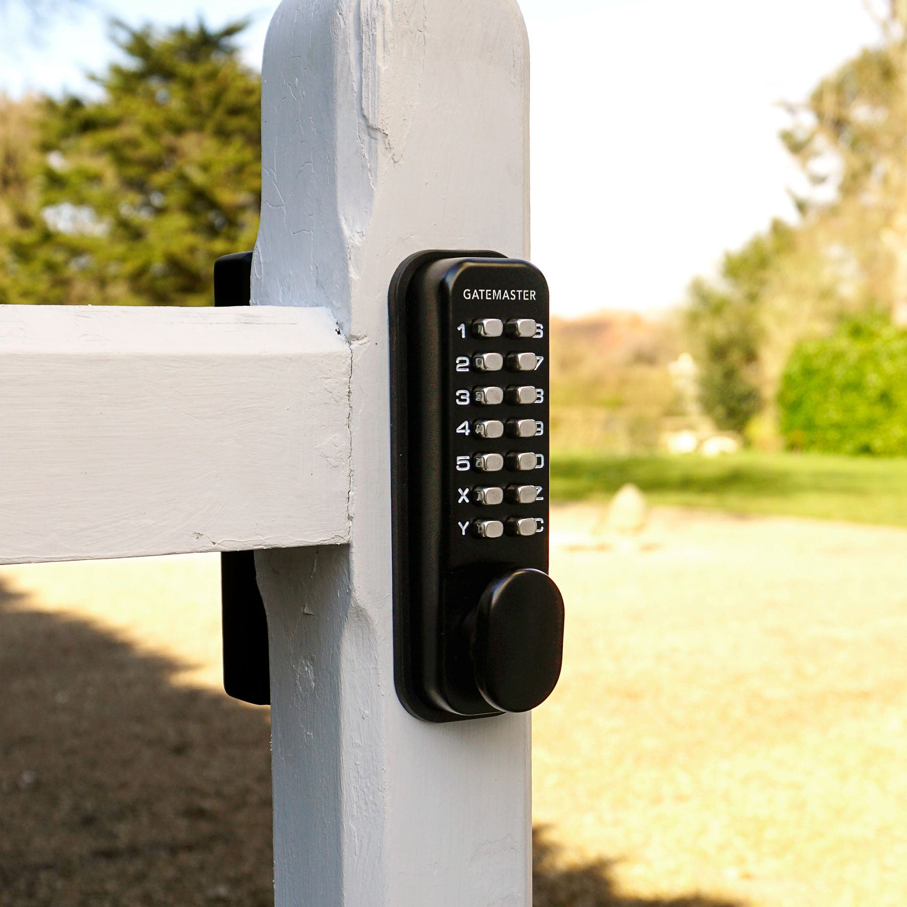 SUPERLOCK 2.0 SURFACE FIXED DIGITAL GATE LOCK, SINGLE-SIDED