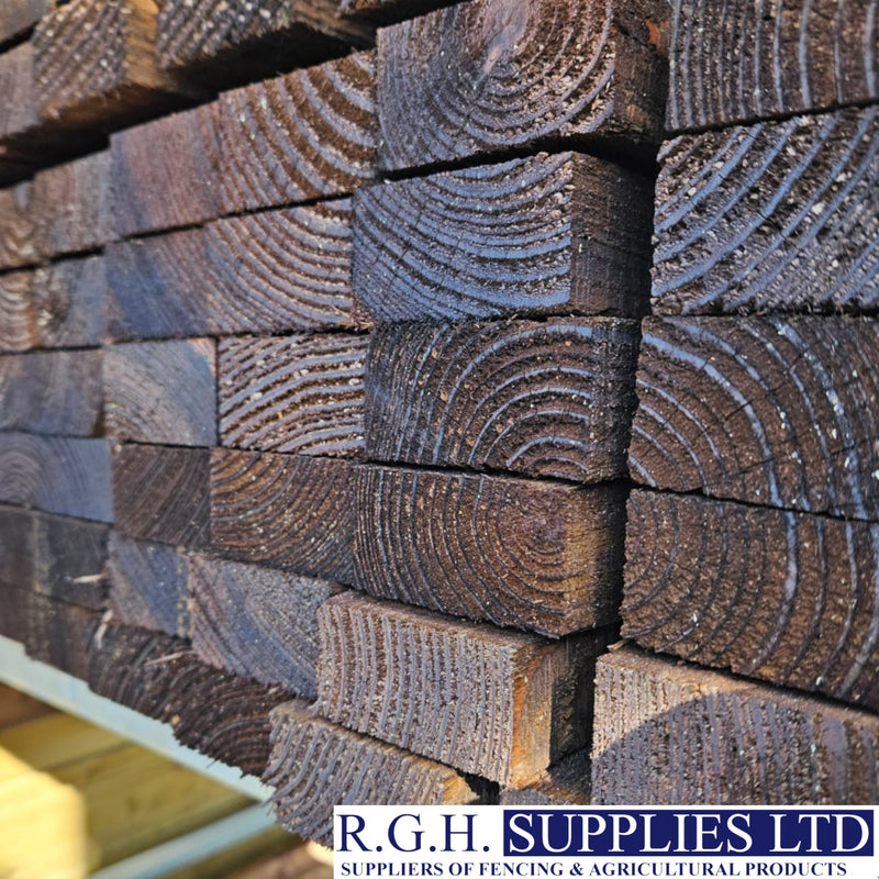 3.0m x 63 x 32mm Counter Rail Brown – RGH Supplies LTD