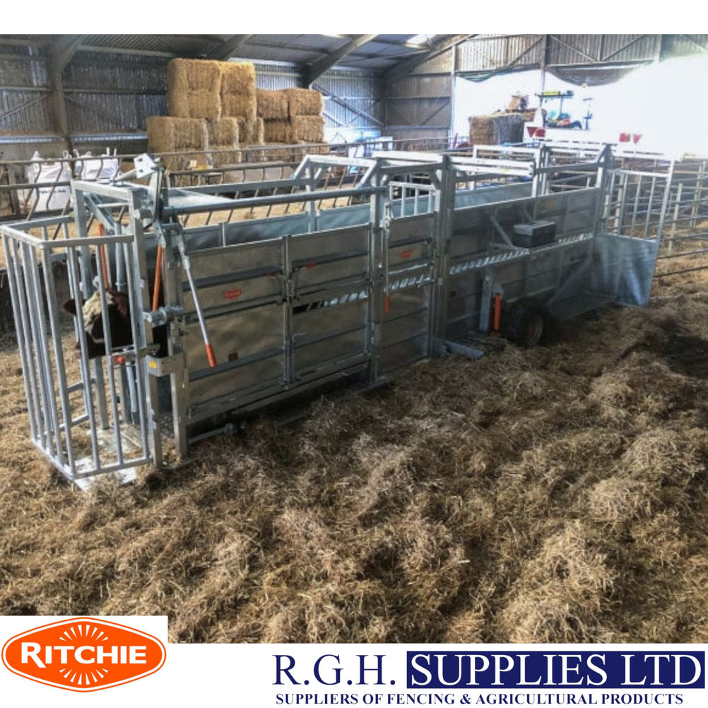 Ritchie Mobile Cattle Crate Manual Yoke FETF56