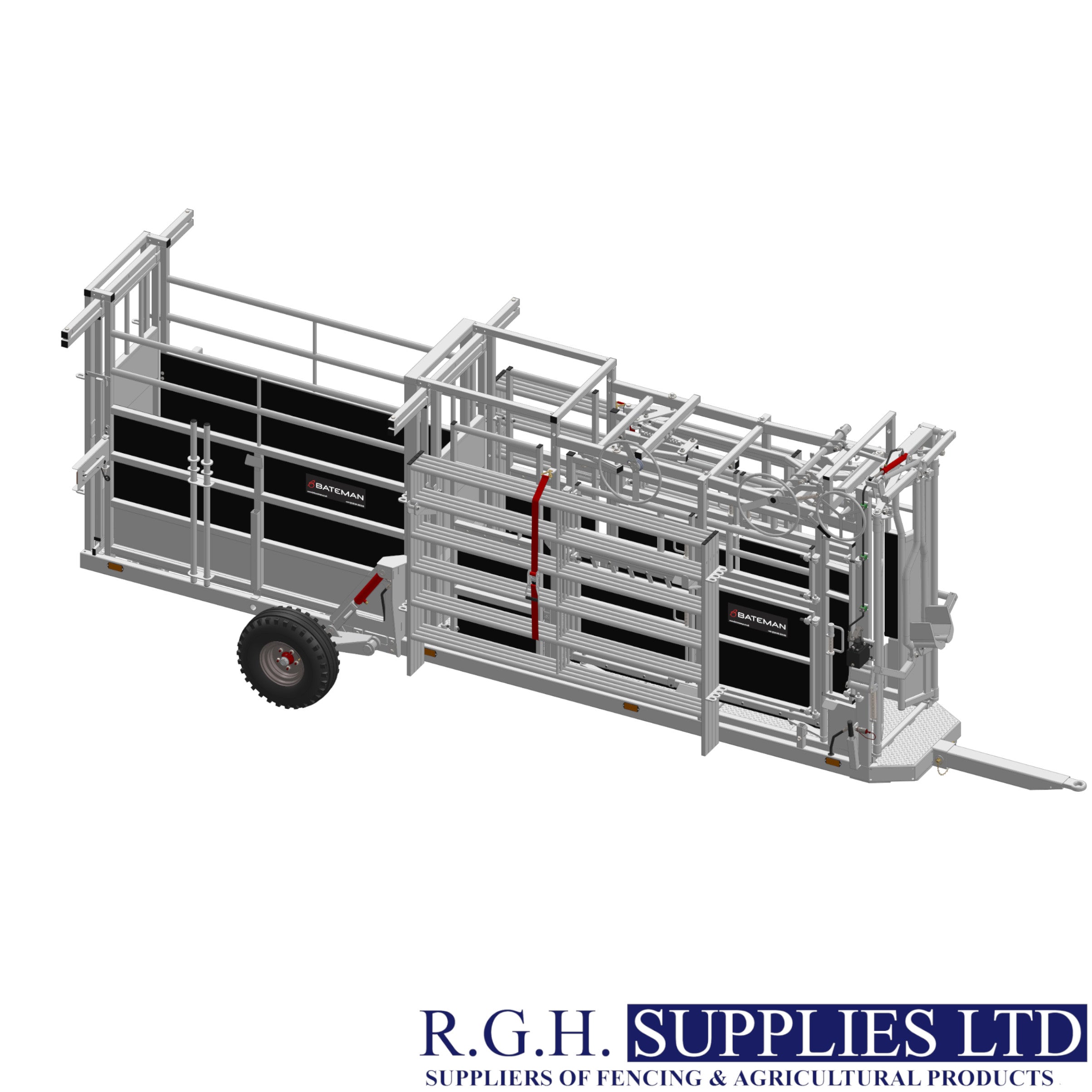 Bateman Tamar Squeeze Cattle Trailer Crush
