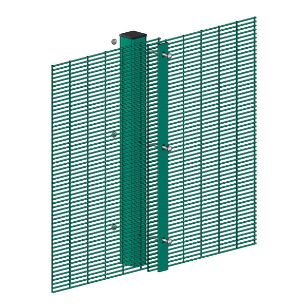 358 Mesh Fencing with Clamp Bar