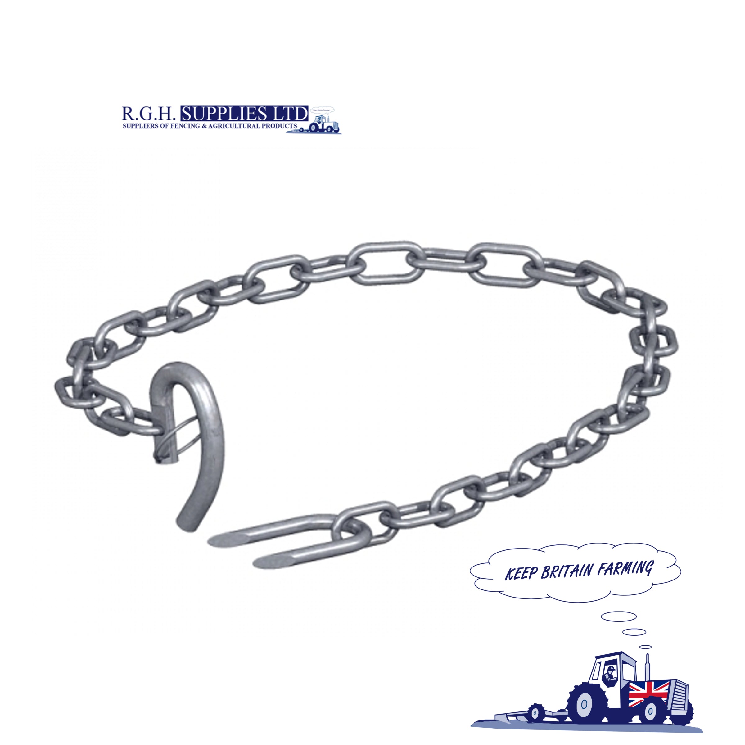 420mm NZ Gate Fasteners – E-Galvanised